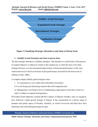 Strategic alternative and choice sjbss | PDF