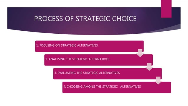 Strategic analysis and choice | PPTX | Business Administration | Business