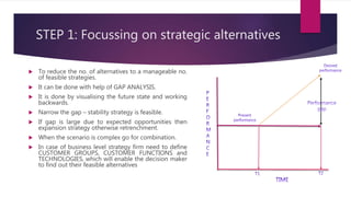 Strategic analysis and choice | PPTX