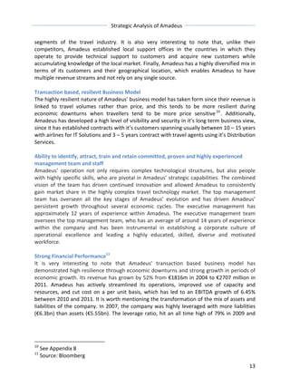 Strategic Analysis for Amadeus | PDF