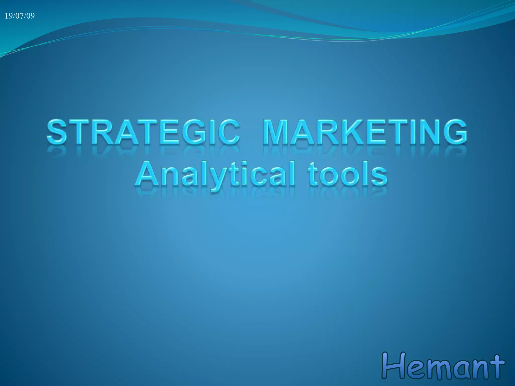 Strategic analysis internal external | PPT