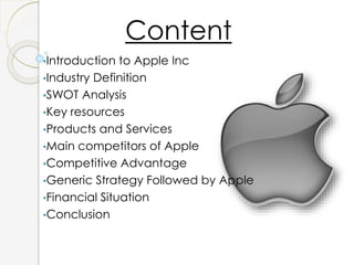 Strategic Analysis of Apple_Inc - 2015 | PPTX