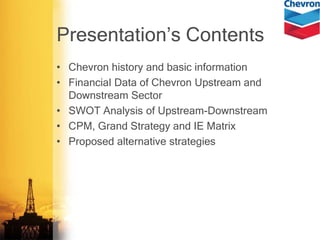 Strategic analysis of chevron | PPTX
