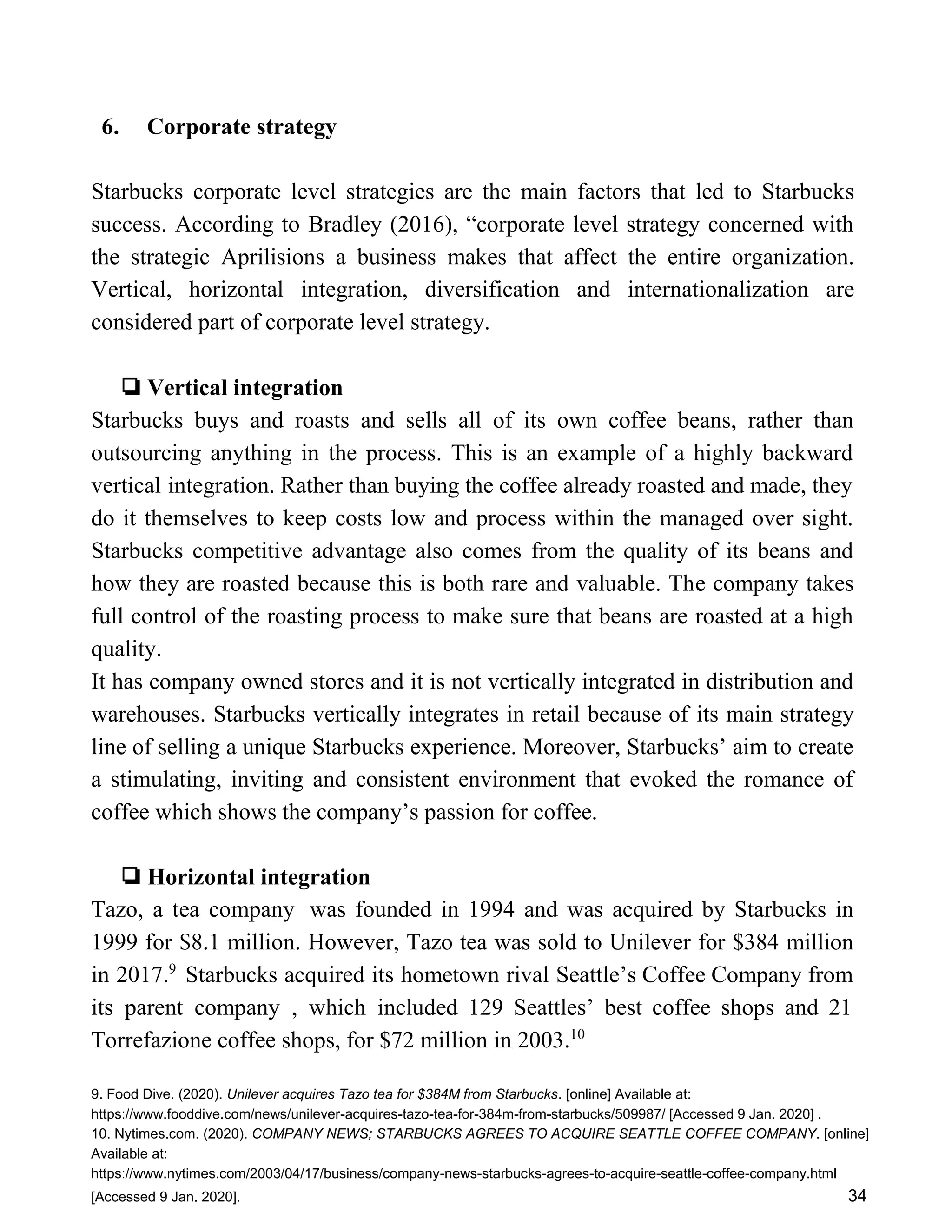 Strategic Analysis of Starbucks Coffee Company - MBA.docx