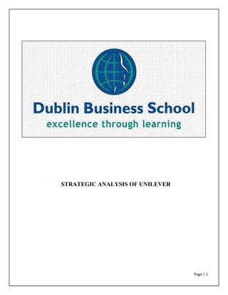Strategic Analysis of Unilever | PDF