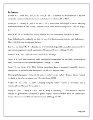 Strategic Analysis of Unilever | PDF