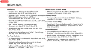 Strategic analysis on nintendo | PPT