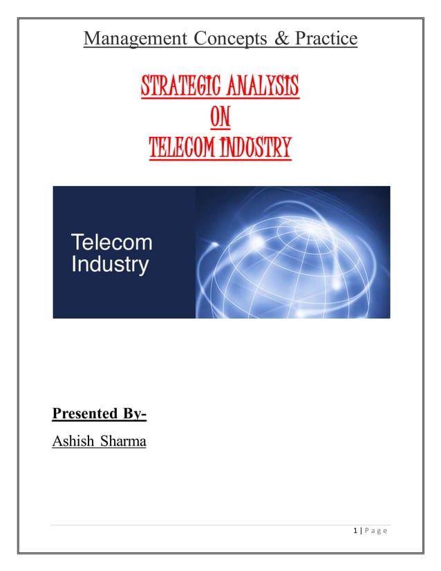 Strategic analysis on telecom industries | DOCX | Phone Services | Home ...