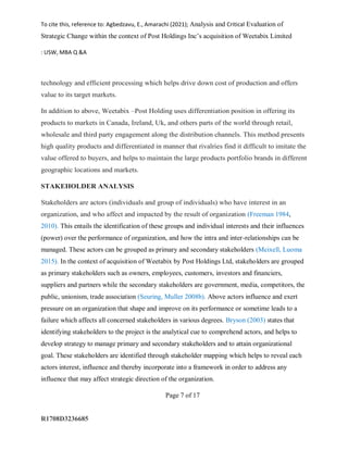 Strategic analysis; tools and techniques | PDF