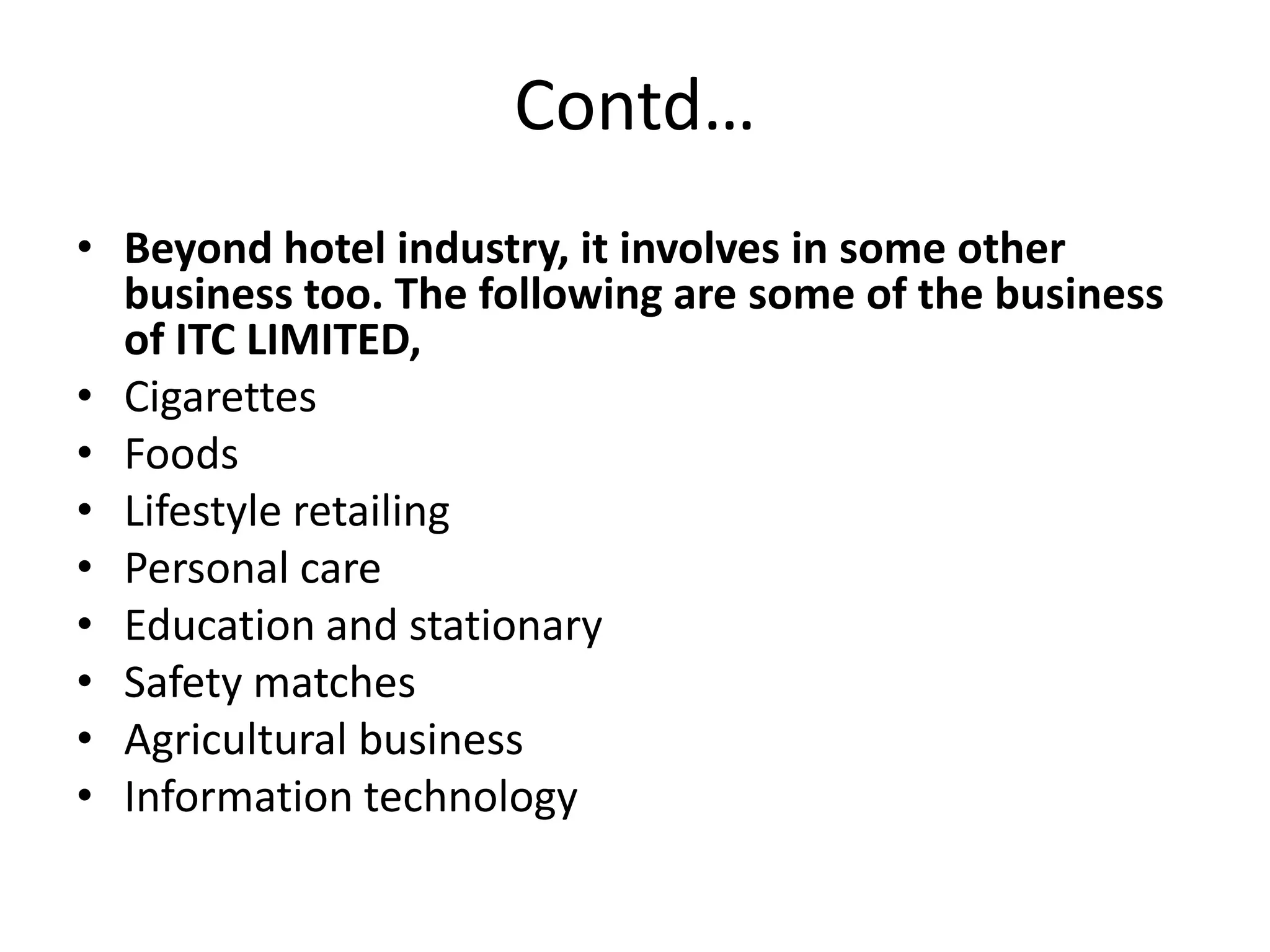 Strategic analysis of ITC Ltd using various tools | PPTX
