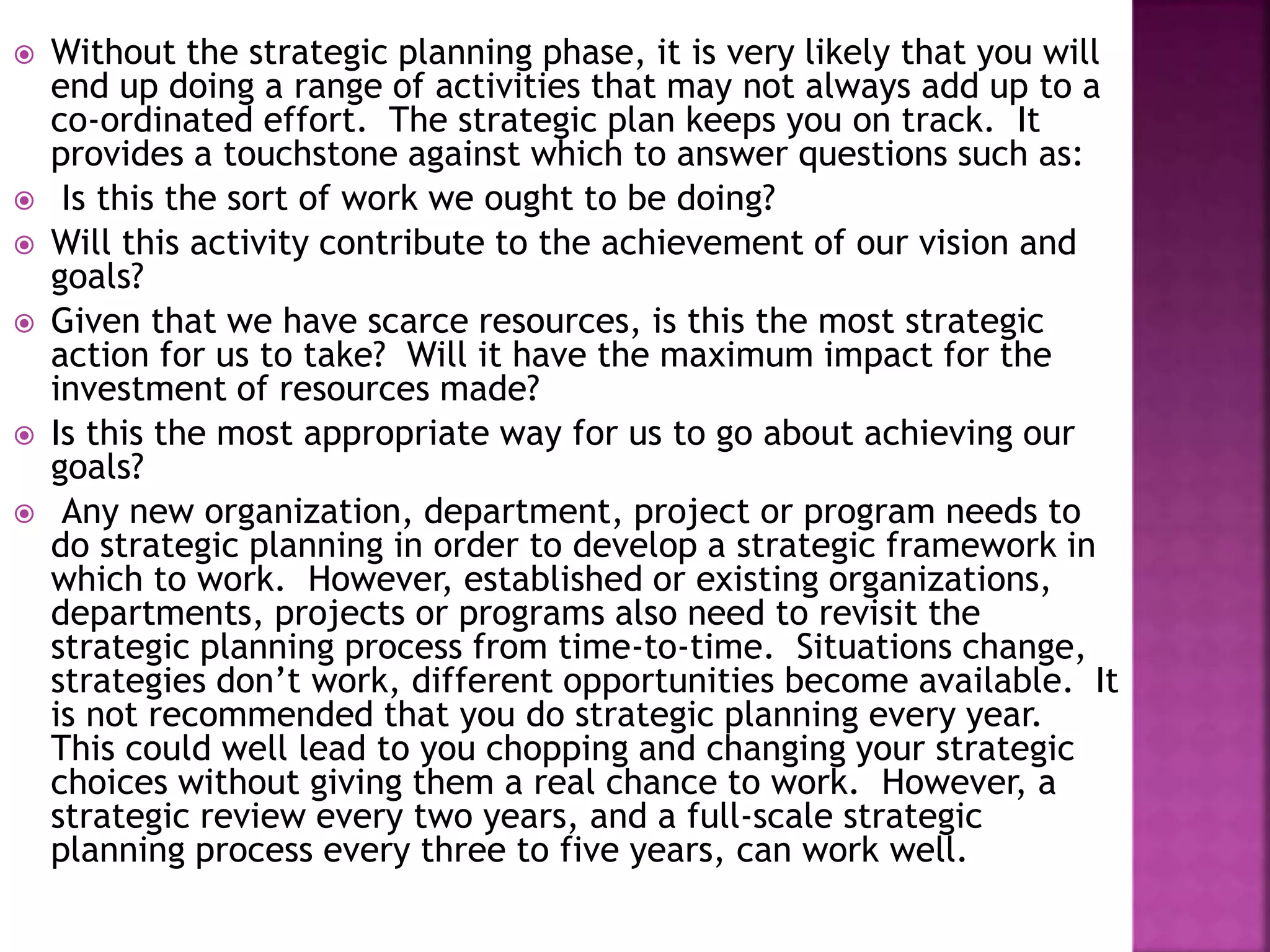 Strategic and operational planning | PPTX
