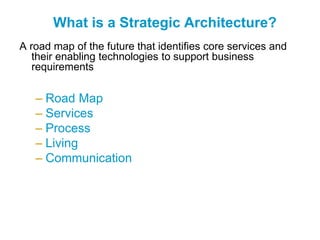 Strategic Architecture Presentation Pdf | PDF