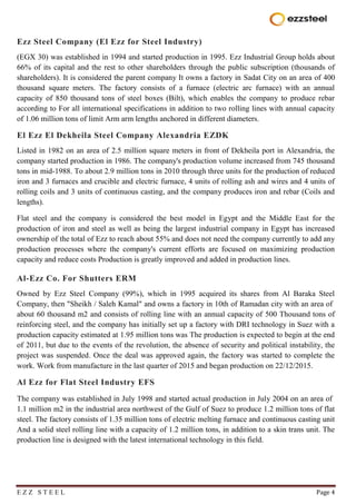 Strategic Audit - ezzsteel | PDF