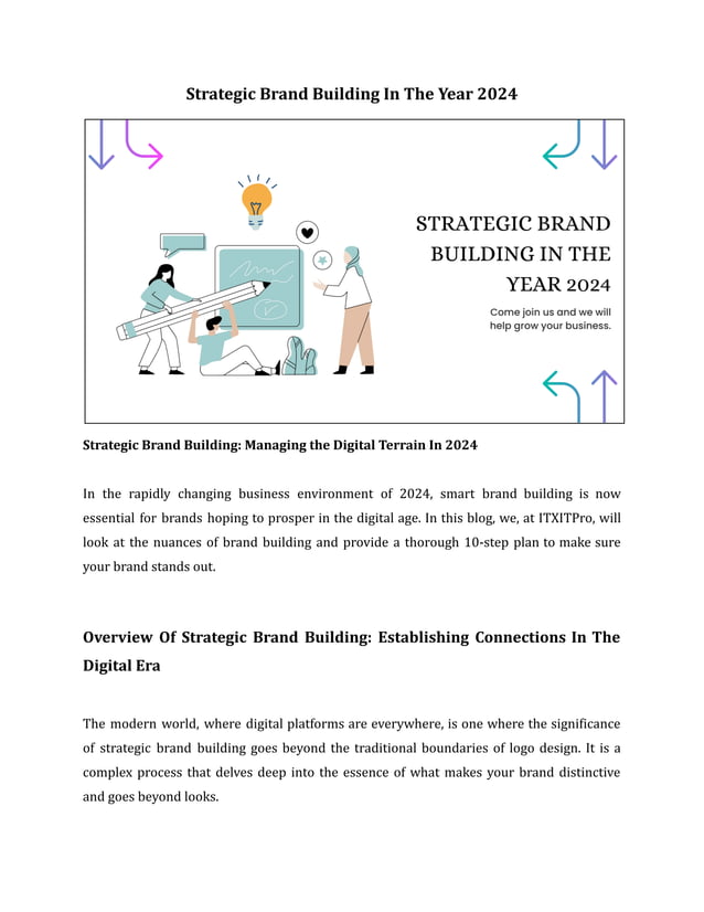 Strategic Brand Building In The Year 2024 | PDF