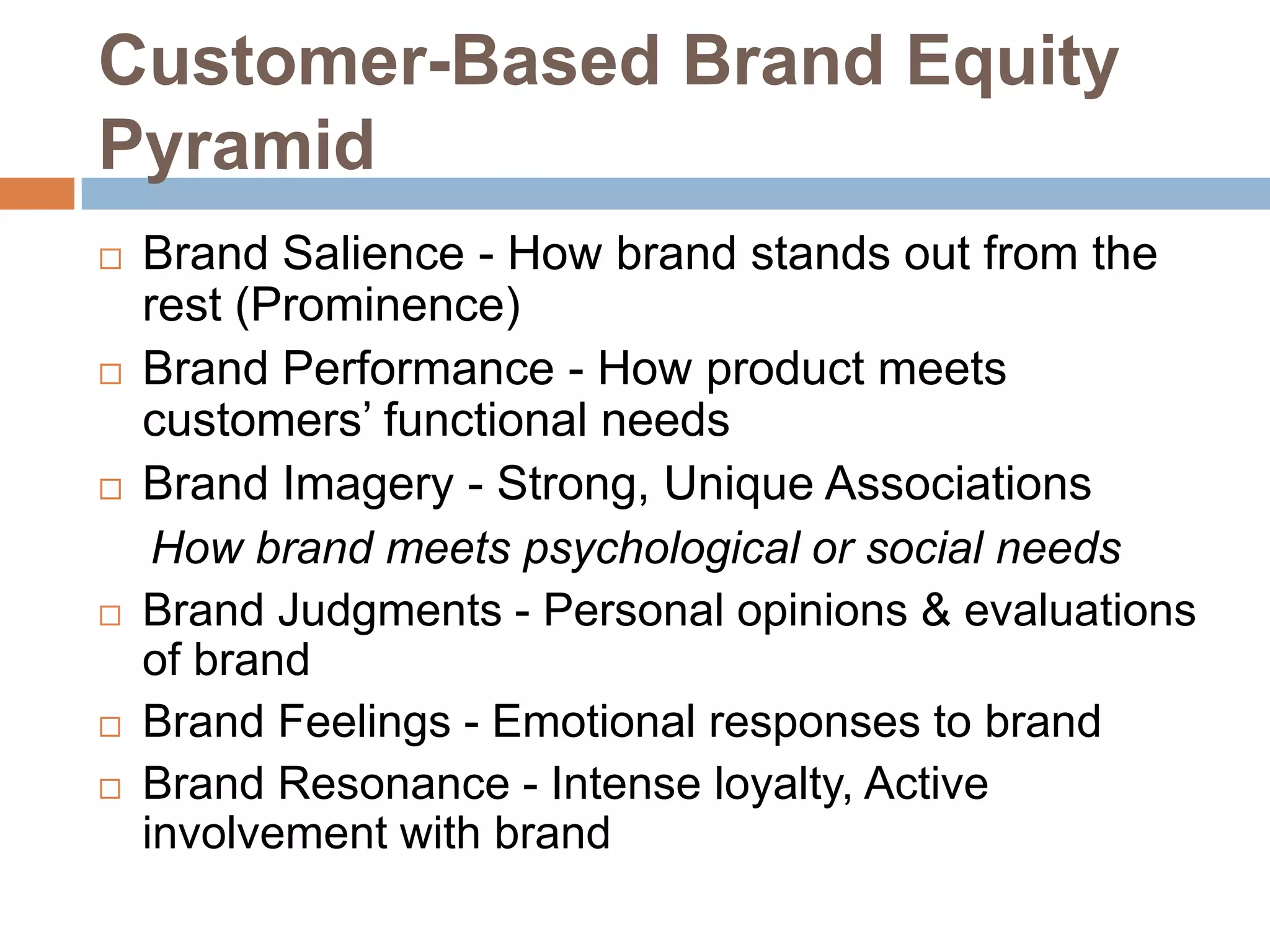 Strategic Brand Management Chapter 1 | PPTX