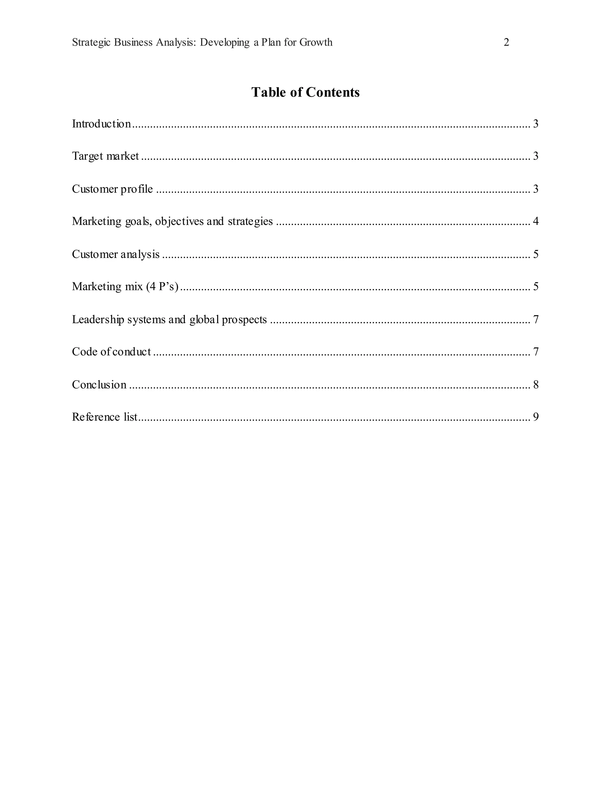 ASDA CASE STUDY – STRATEGIC BUSINESS ANALYSIS: DEVELOPING A PLAN FOR ...