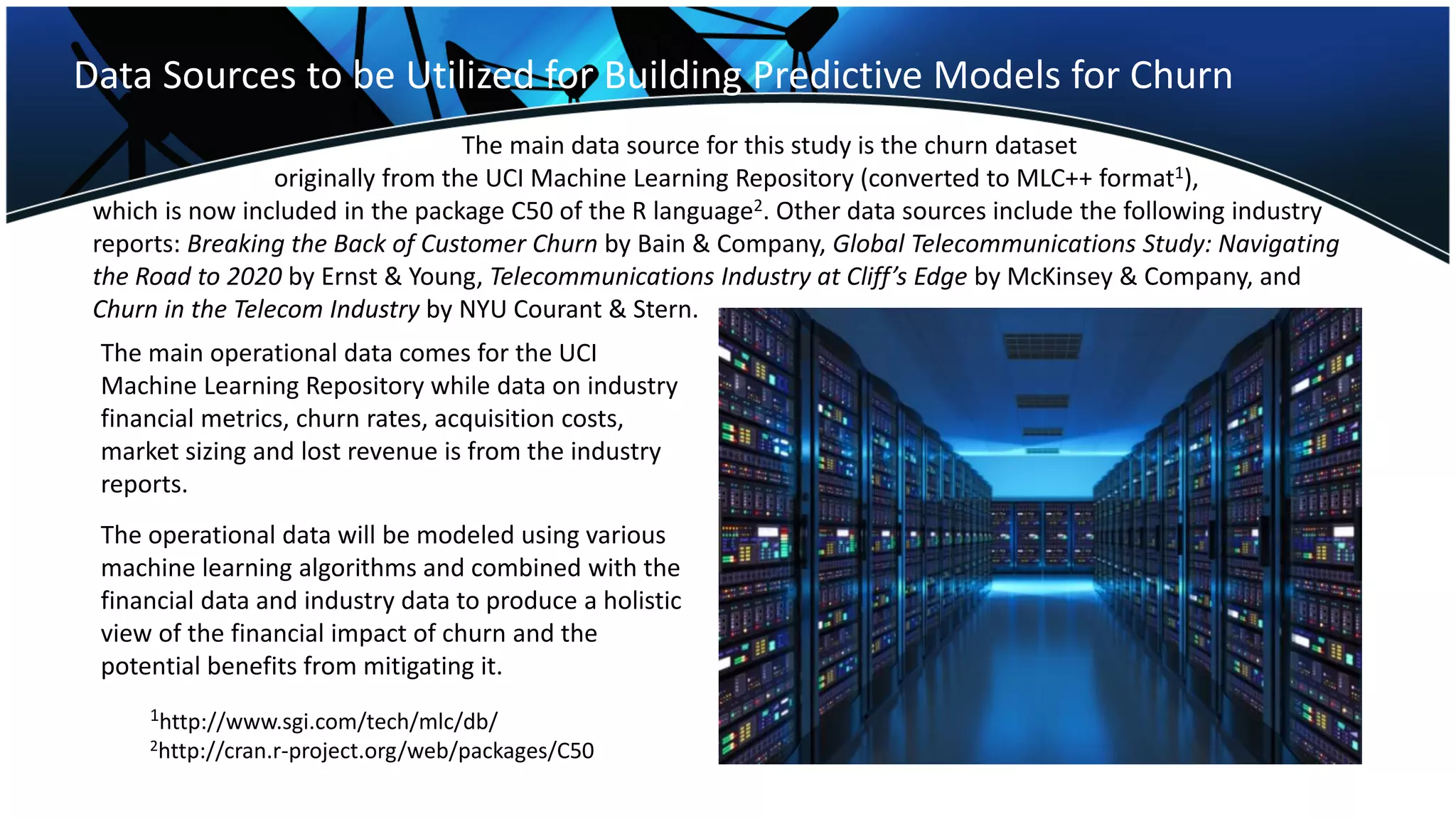 Churn In The Telecommunications Industry Ppt