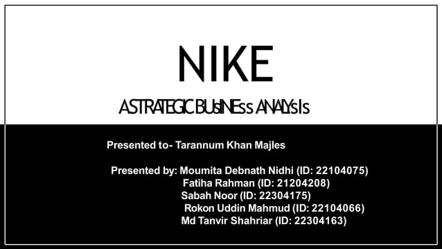 Strategic Business Analysis on Nike Presentation.pptx