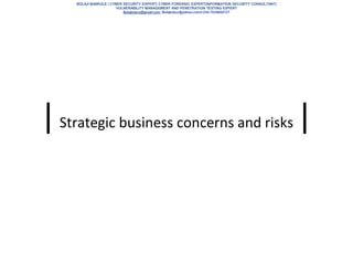 Strategic business concerns and risk | PPT
