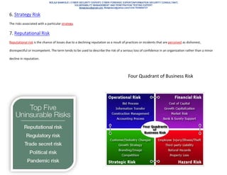 Strategic business concerns and risk | PPT