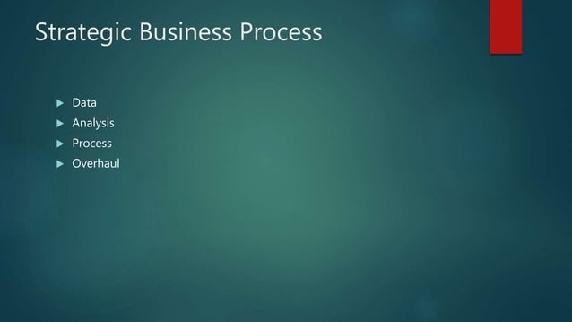 Strategic Business Process | PPT