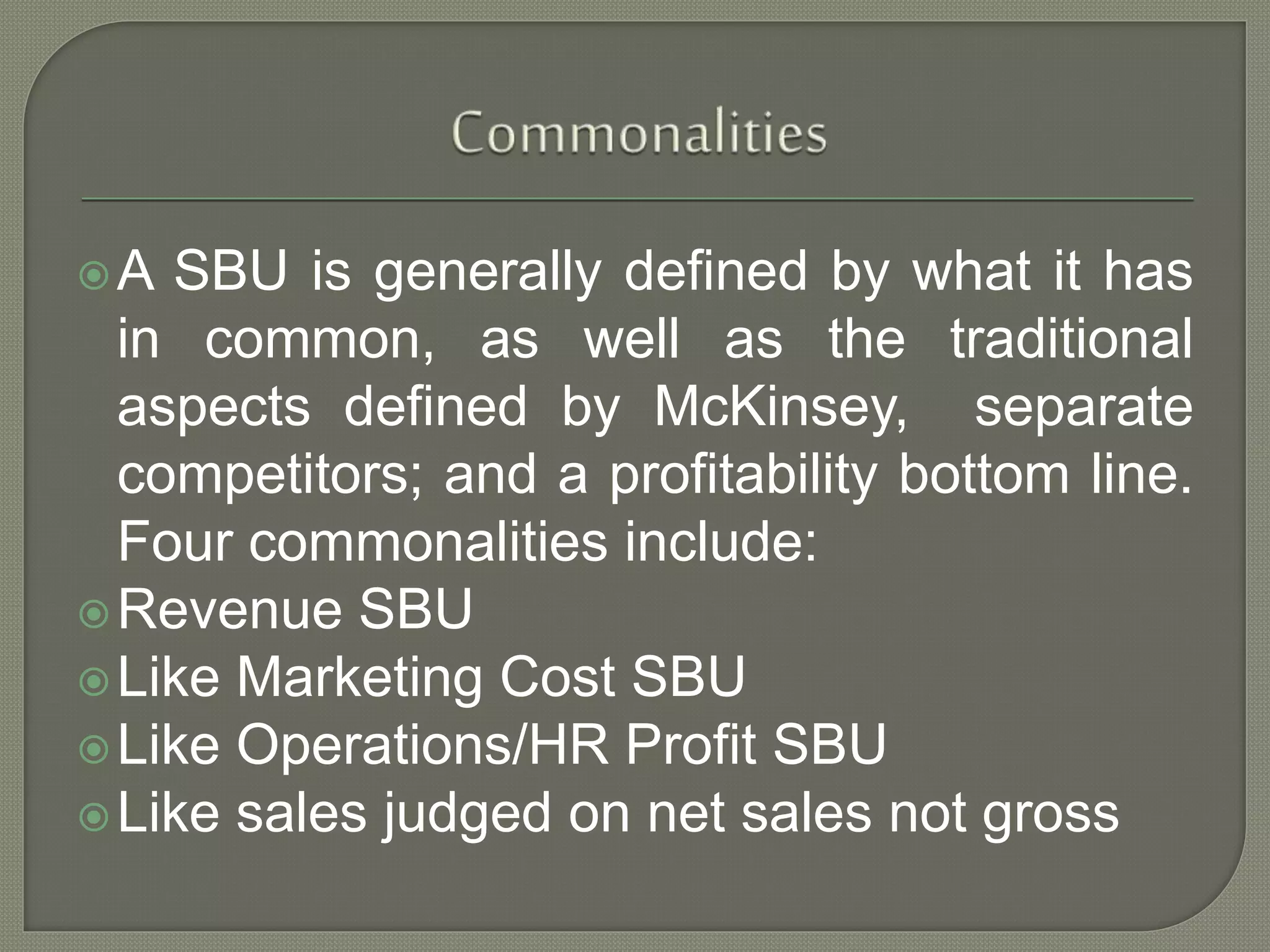Strategic business unit | PPTX