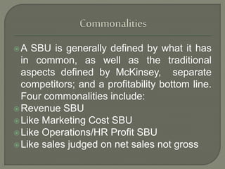 Strategic business unit | PPTX