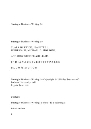 Strategic Business Writing 5eStrategic Business Wr.docx