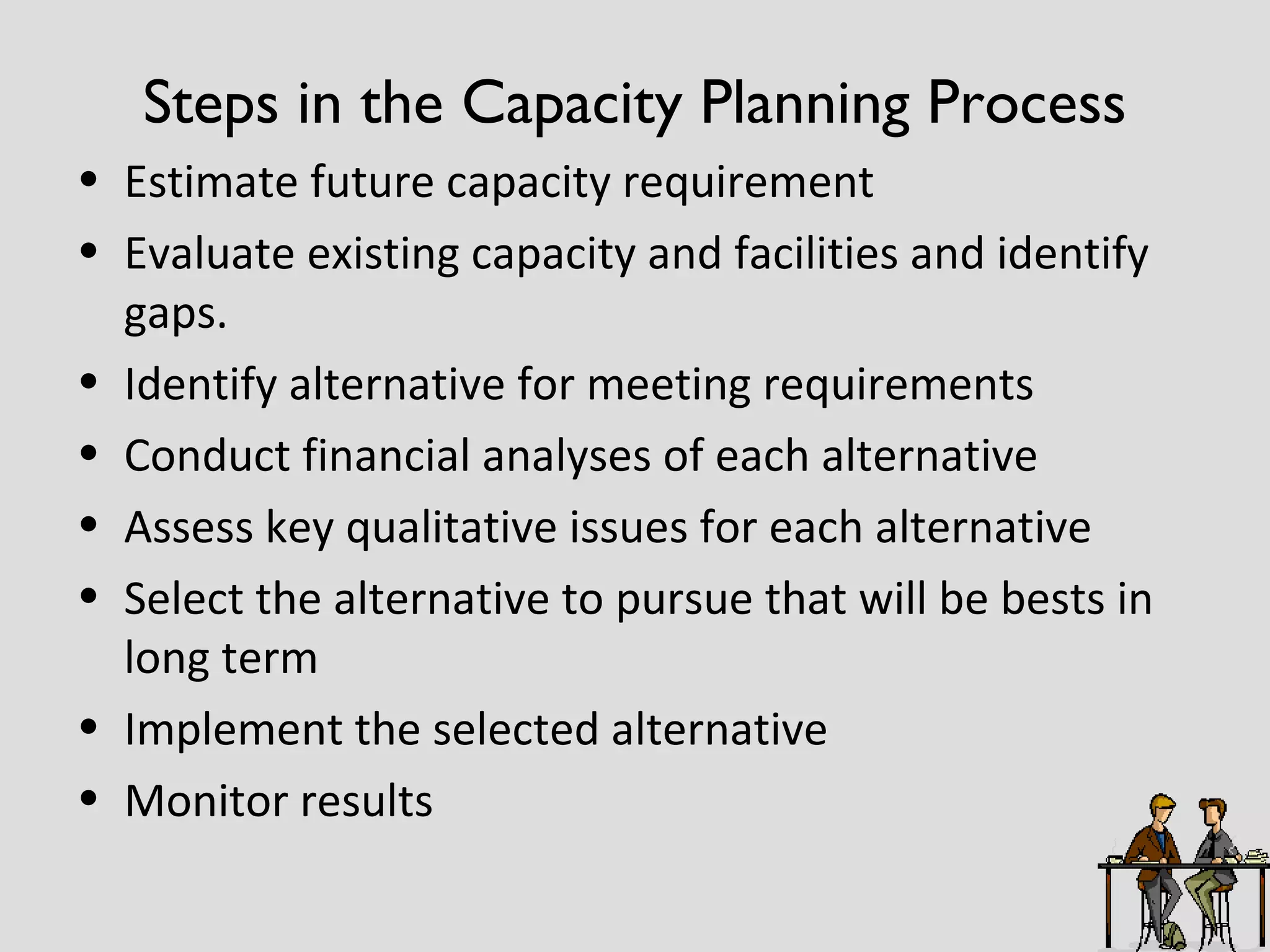 Strategic capacity planning for products and services | PPT