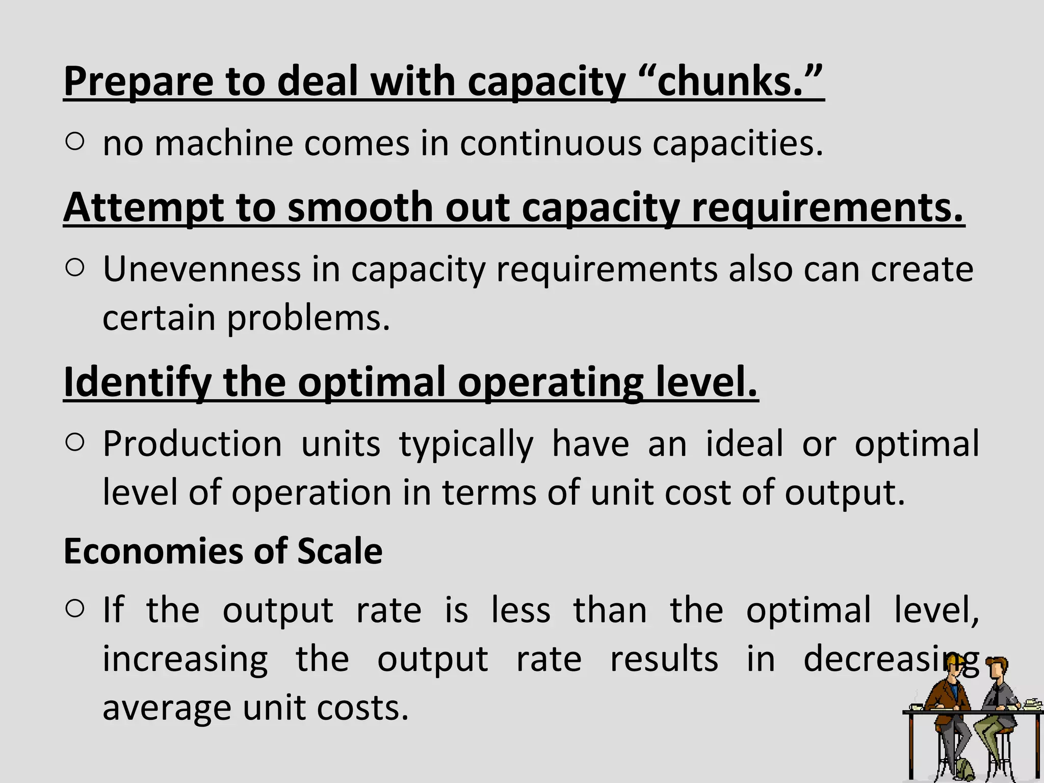 Strategic capacity planning for products and services | PPT