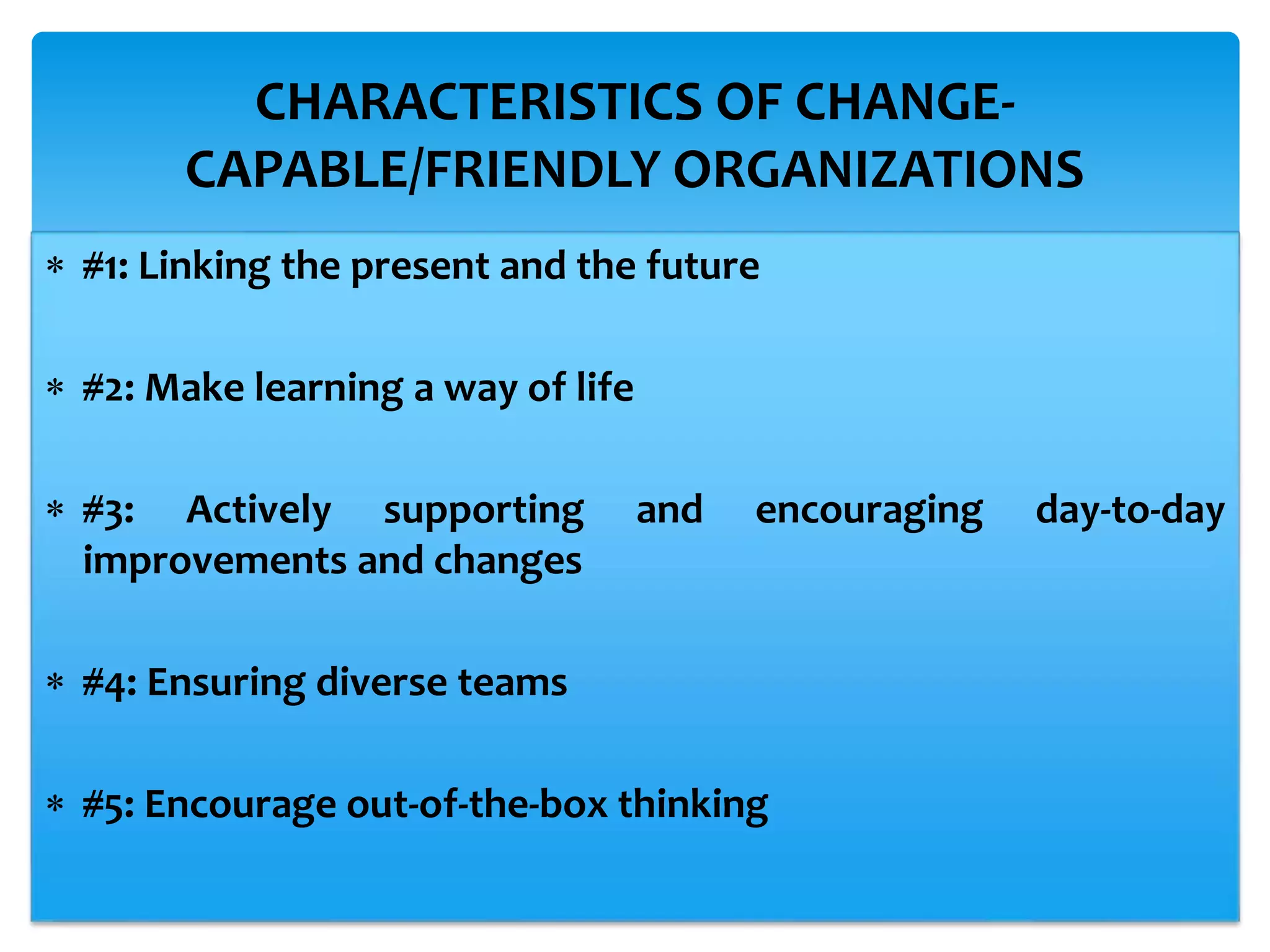 Strategic change management – processes and methods | PPTX