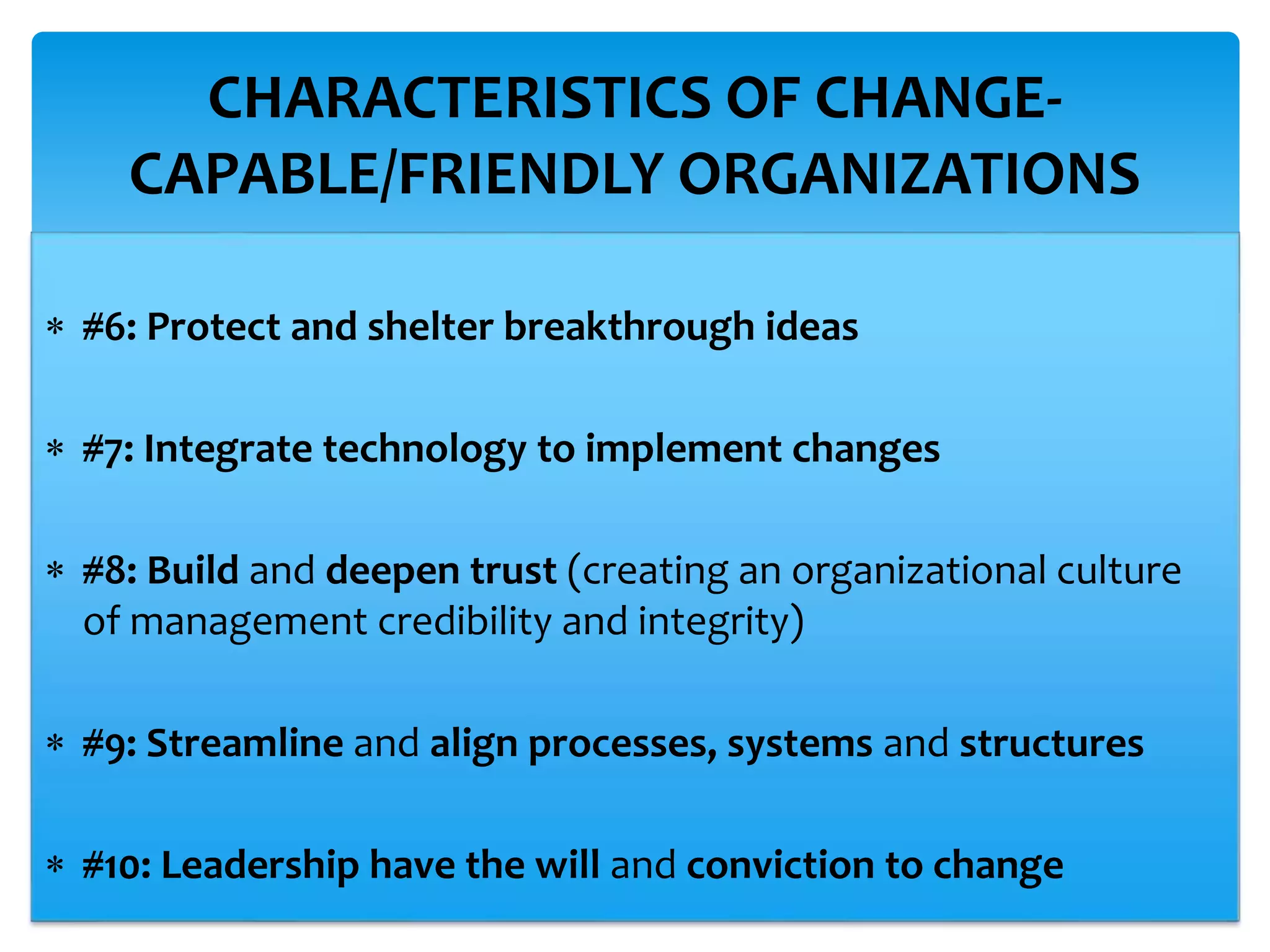 Strategic change management – processes and methods | PPTX