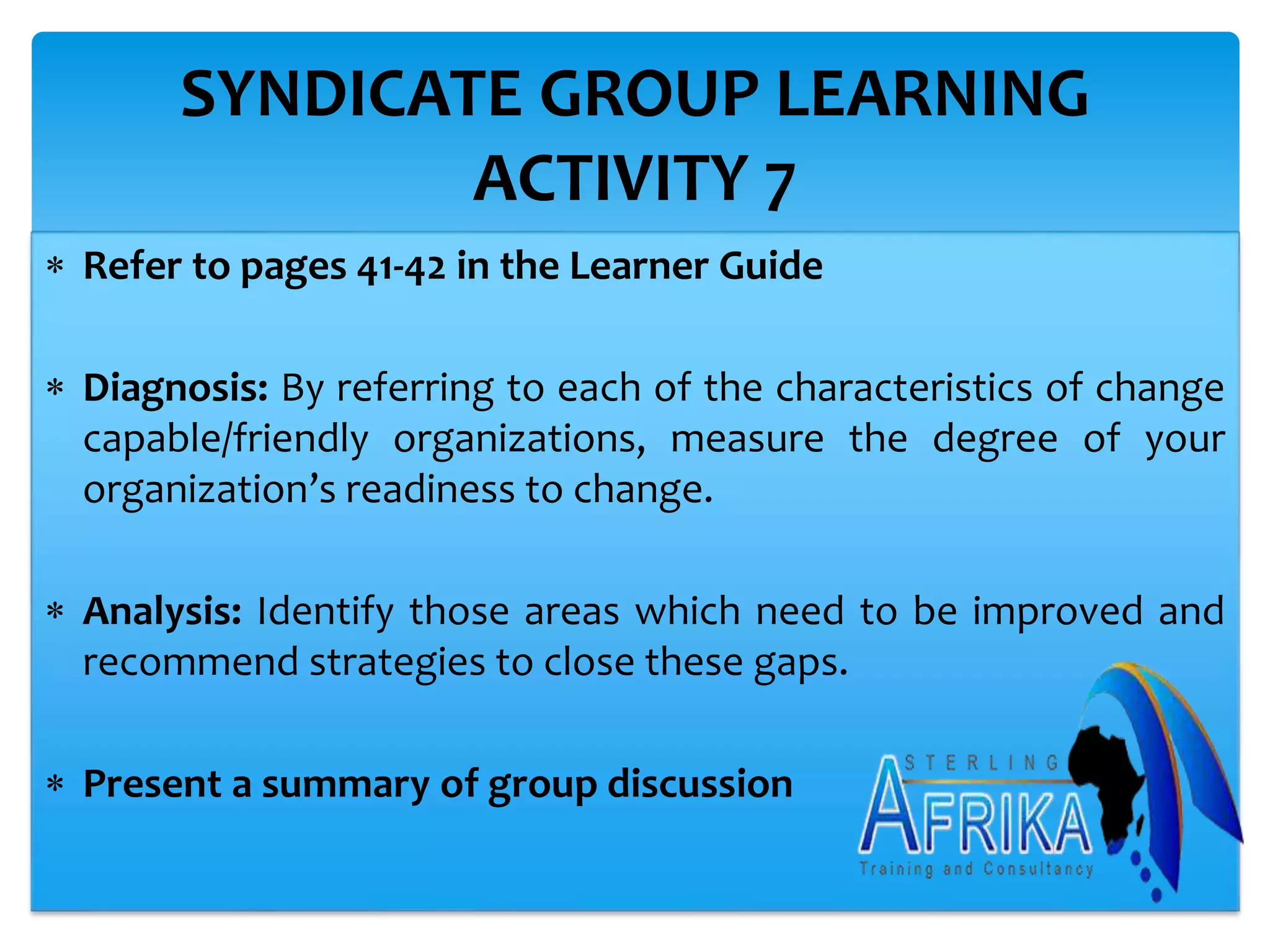 Strategic change management – processes and methods | PPTX