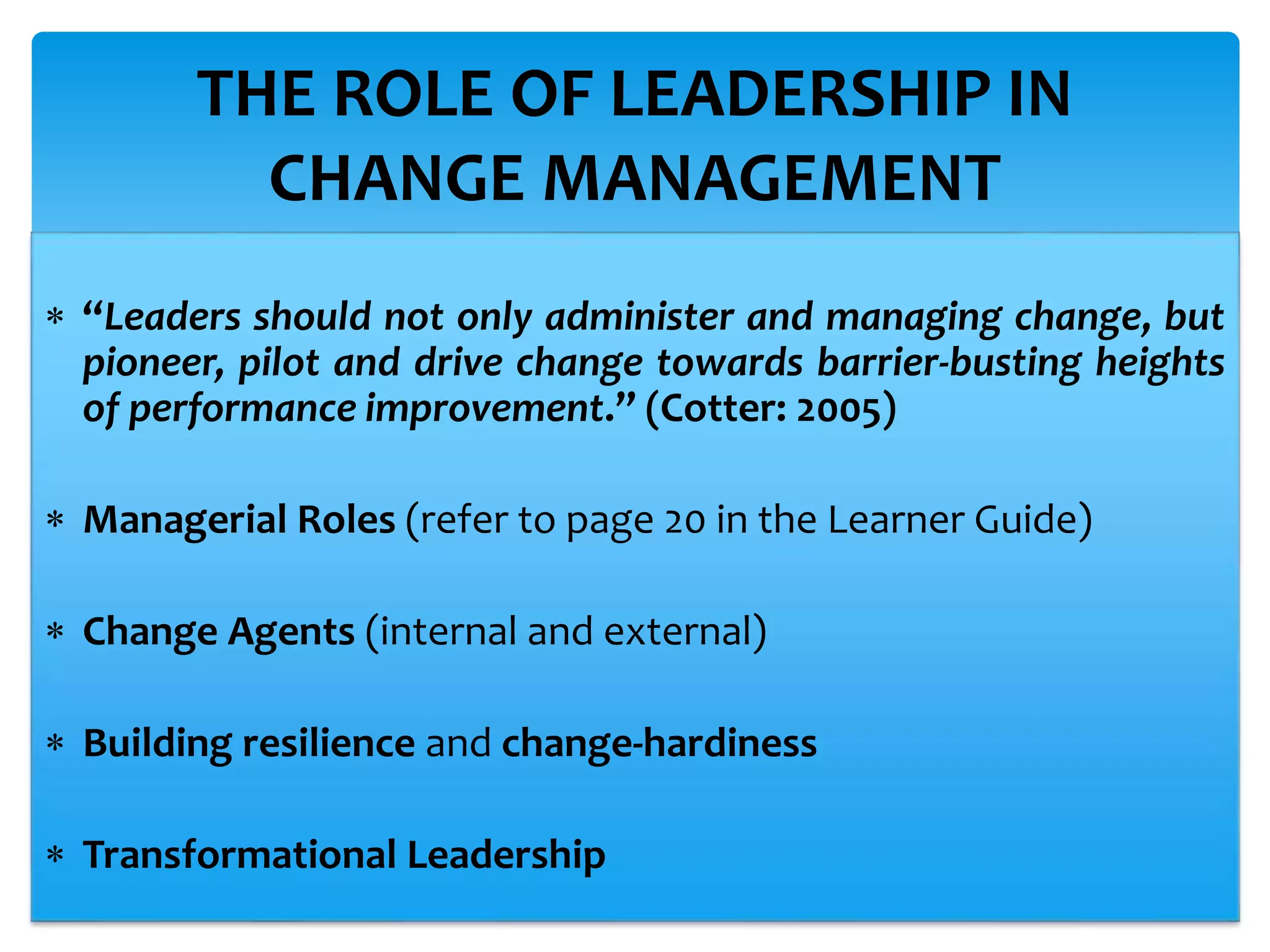 Strategic change management – processes and methods | PPTX