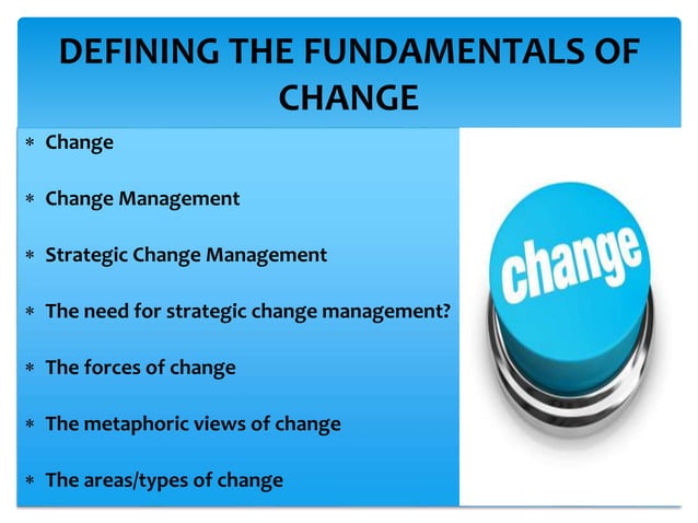 Strategic change management – processes and methods | PPTX | Business ...