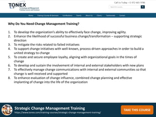 Strategic Change Management Training | PPT