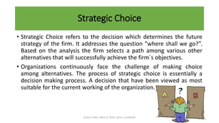 Strategic Choice | PPTX