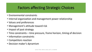 Strategic Choice | PPTX