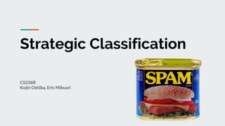 Strategic classification | PPT