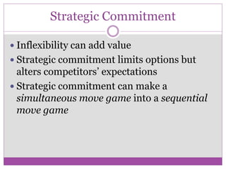 Strategic commitment ~ industry and competitive analysis | PDF