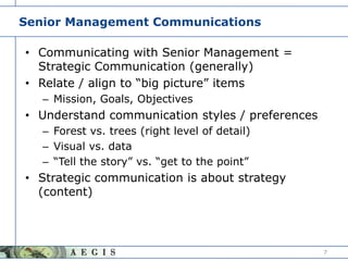 Strategic Communication in IV&V | PPT