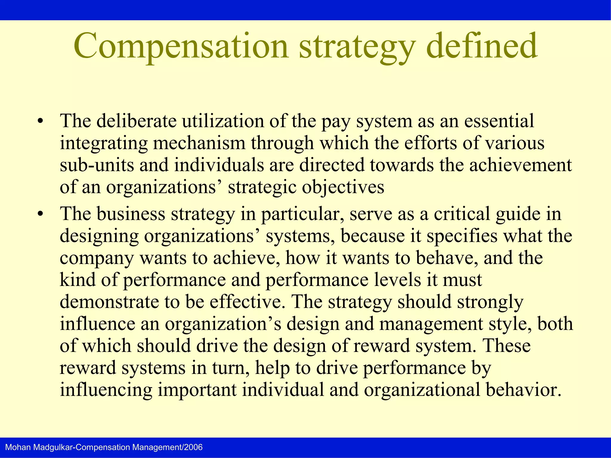Strategic compensation policies.ppt