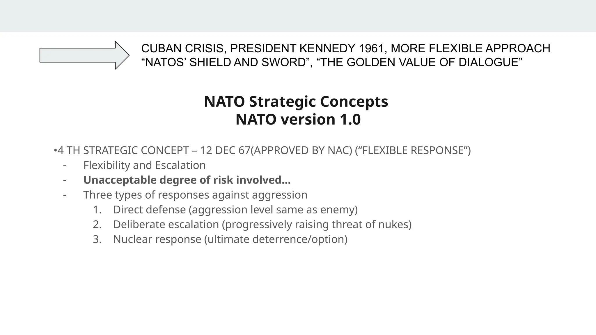 Strategic Concepts history - presentation draft | PPTX
