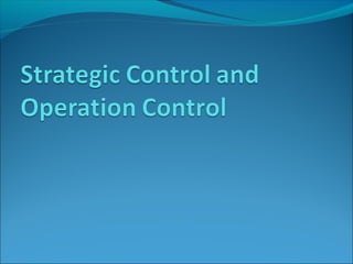 Strategic control | PPT
