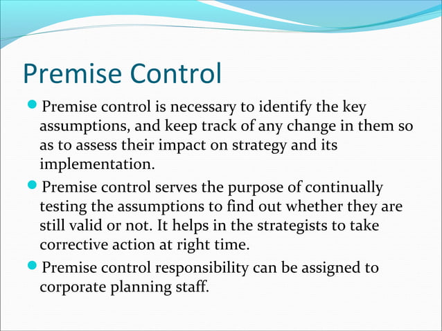 Strategic control | PPT