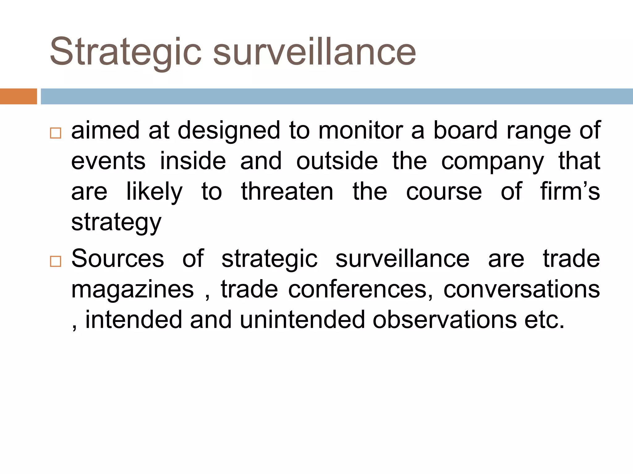 Strategic control | PPTX