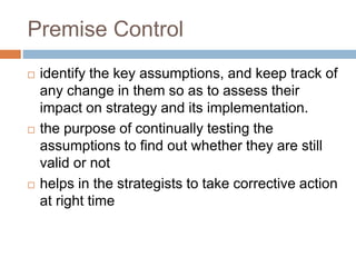 Strategic control | PPTX