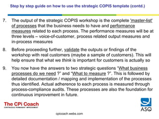 Strategic copis workshop presentation | PDF