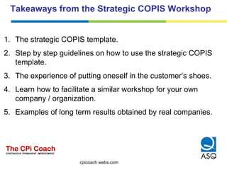 Strategic copis workshop presentation | PDF