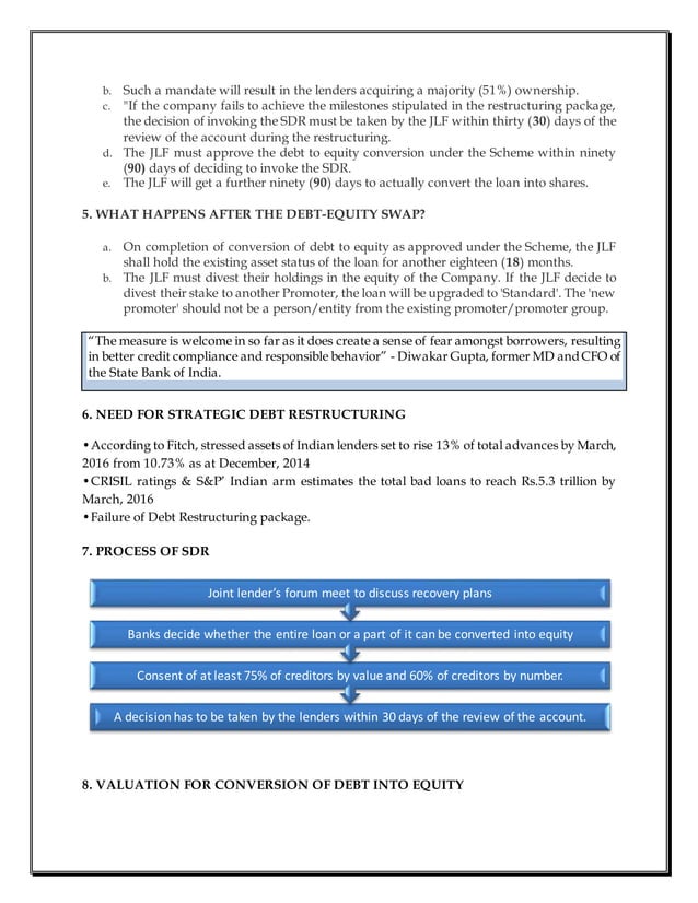 Strategic debt restructuring an introduction | PDF